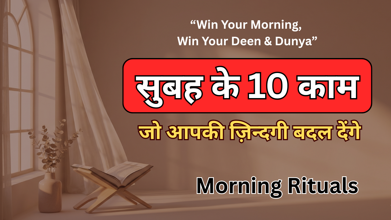Islamic Morning Routine | सुबह के 10 काम जो आपकी ज़िंदगी बदल देंगे